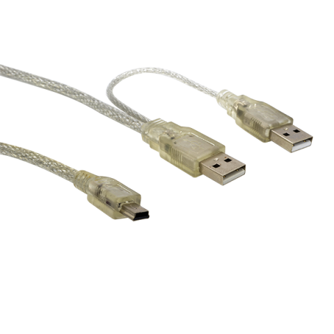 CABLE DOBLE USB A 5 PINES PARA CAJAS DISCOS DUROS 2.0 | ContecnoRyD